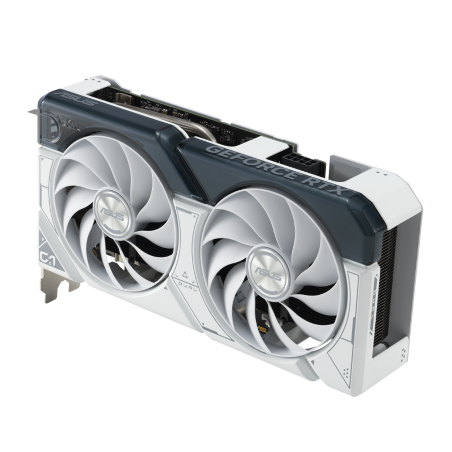 Asus Dual Geforce Rtx 4060 White Graphics Card Special View • Digital ...