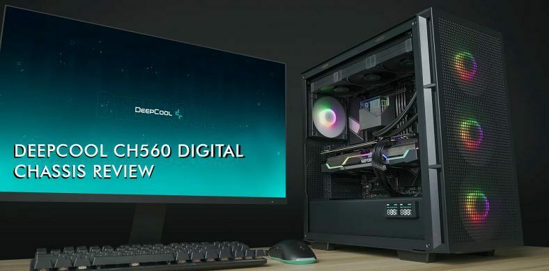DeepCool CH560 Digital Airflow Case Mixing High Airflow with Digital ...