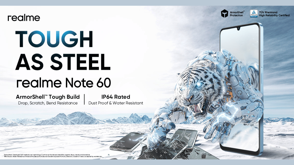 The ‘Tough as Steel’ realme Note 60 proves its durability - now ...