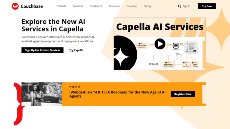 Couchbase Introduces Capella AI Services to Streamline Development of Agentic AI Applications ...