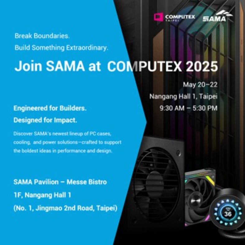 SAMA to Debut Flagship Gaming PC Hardware Line at COMPUTEX 2025, Built ...