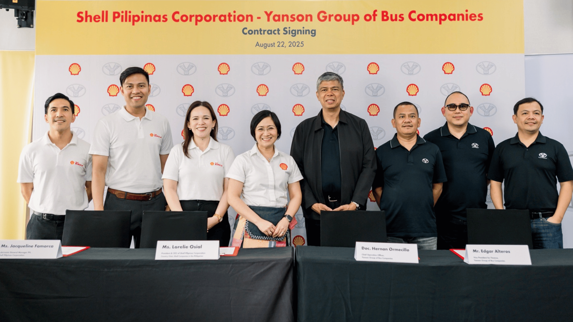 Shell Pilipinas Corporation powers Yanson Group of Bus Companies’ commitment to safe and ...