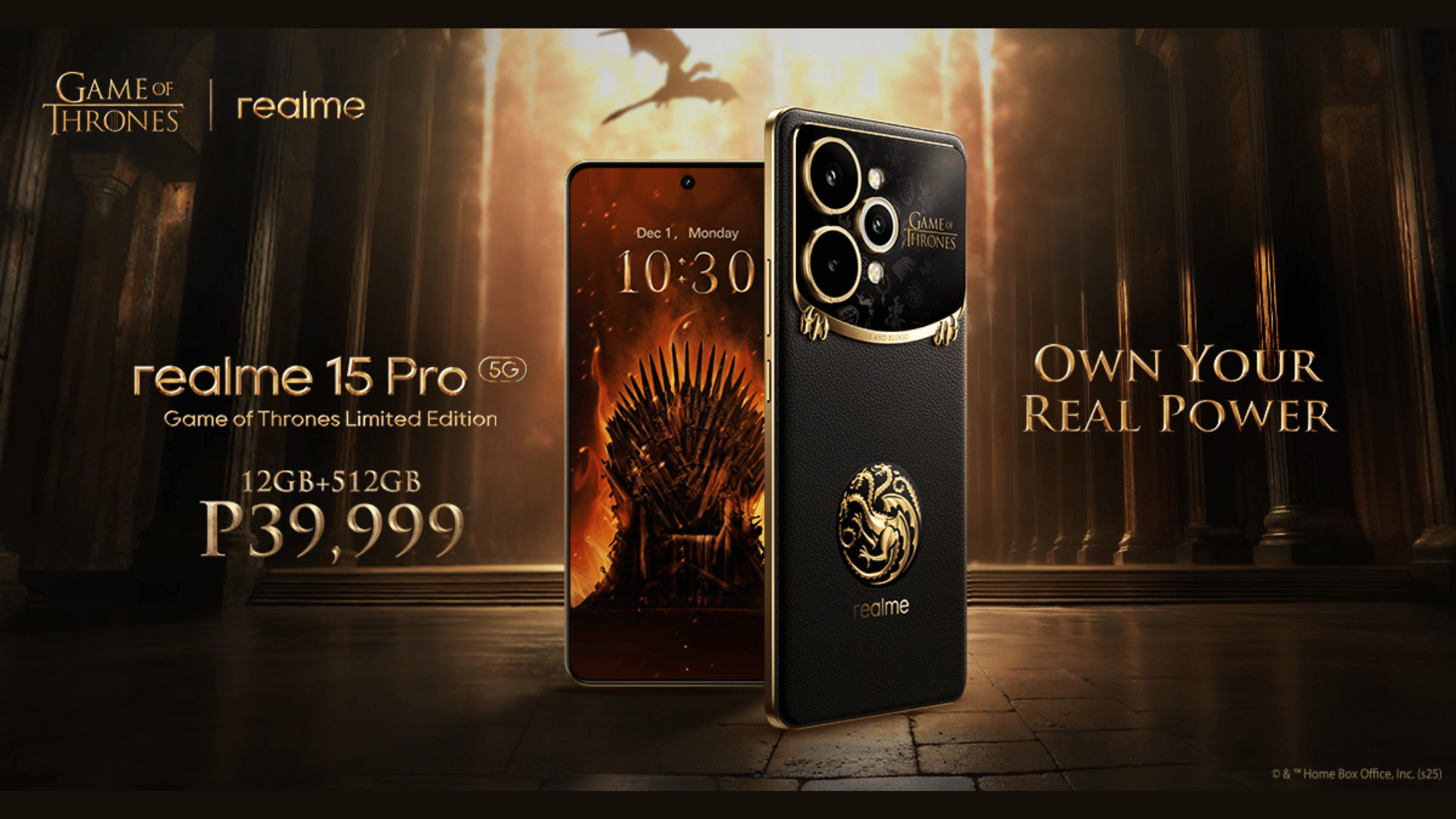 realme Expands the 15 Series 5G Lineup with the Launch of the realme 15 Pro Game of Thrones ...